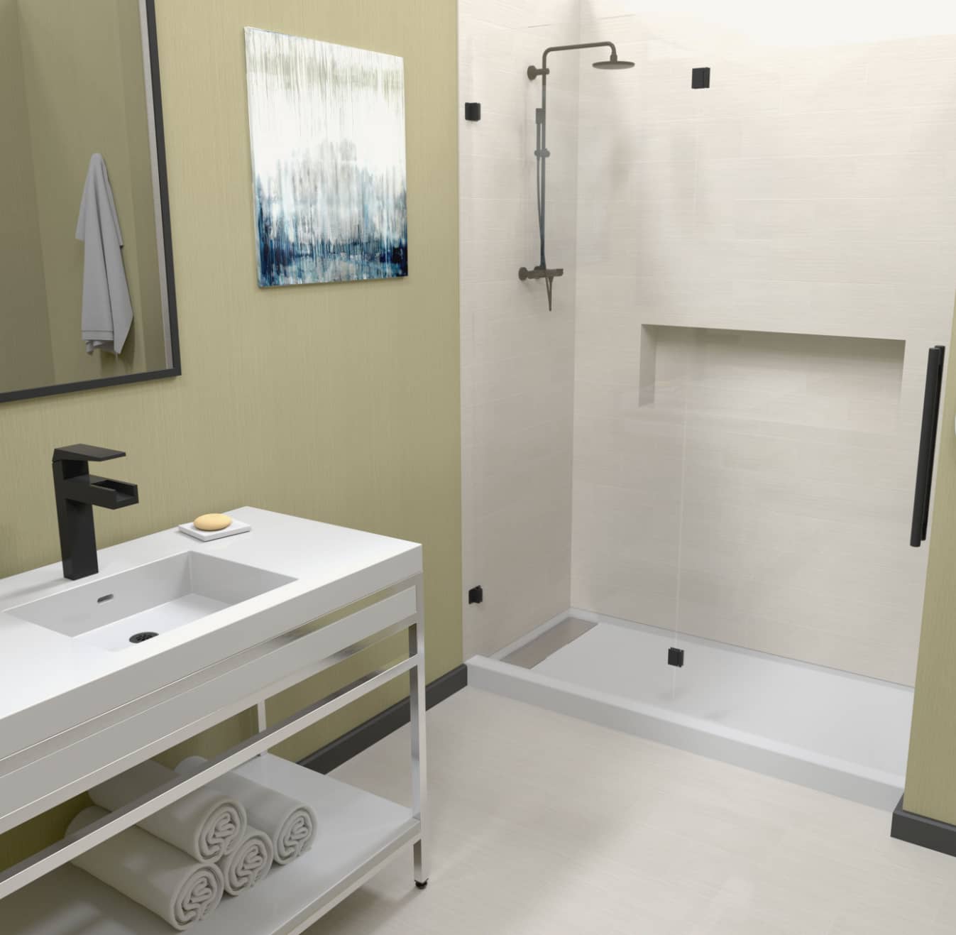 36 Ada Shower Layout